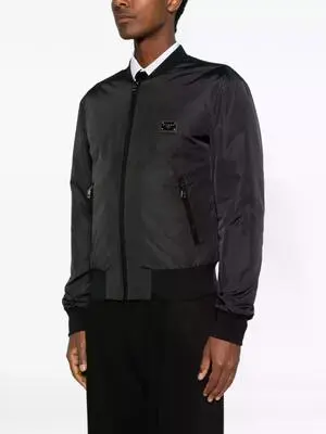 Dolce & Gabbana Logo Plaque Bomber Jacket