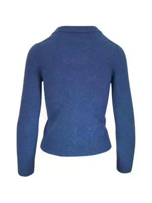 Veronica Beard Daro Long-sleeve Cardigan - Blue