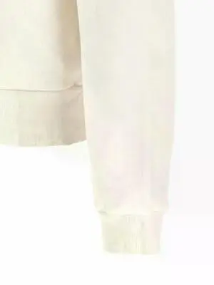 Balenciaga Graphic-print Zip-up Hoodie - Neutrals