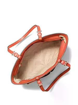 Michael Kors Jet Set Travel Pocket Tote Bag - Orange