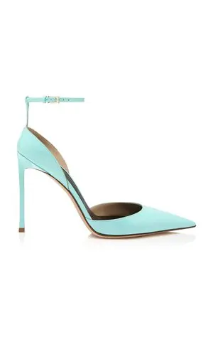 TOM FORD Ankle Strap Pointy Toe Pump - Blue