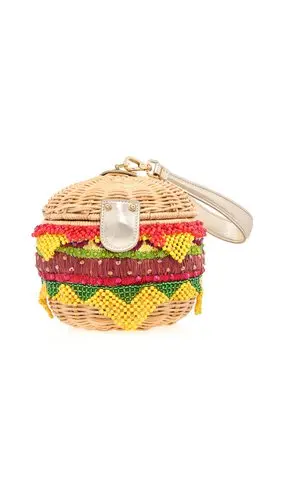 Judith Leiber Cheeseburger Basket Clutch