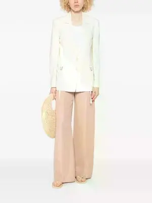 Patrizia Pepe Tie-embellished Single-breasted Blazer