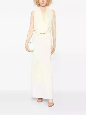 Patrizia Pepe Draped Long Dress