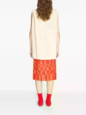 Dries Van Noten Loose Sleeveless T-shirt - Neutrals