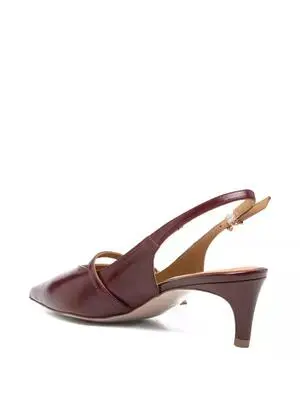 PEDRO MIRALLES Leather Mules - Red