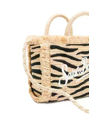 MC2 SAINT BARTH Zebra-print Shoulder Bag