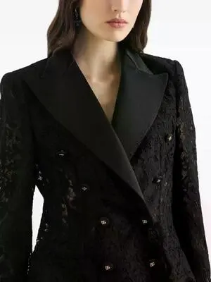 Dolce & Gabbana Double-breasted Lace Blazer