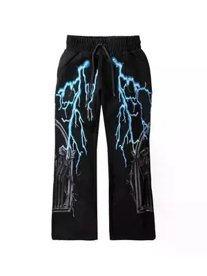 WHO DECIDES WAR Engine Sweatpants - Black