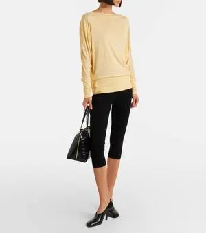 TOTEME Draped Jersey Top