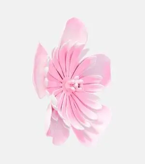 Chloé Floral Clip-on Earrings - Pink