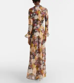 Zimmermann Alchemy Belted Floral Maxi Dress - Multicoloured
