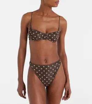 Oseree Lumiere Polka-dot Bikini Set