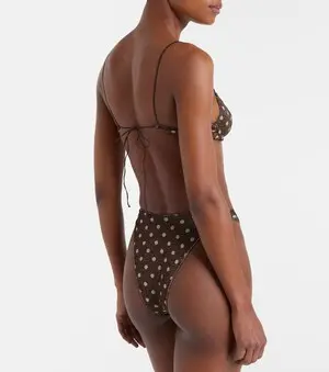 Oseree Lumiere Polka-dot Bikini Set