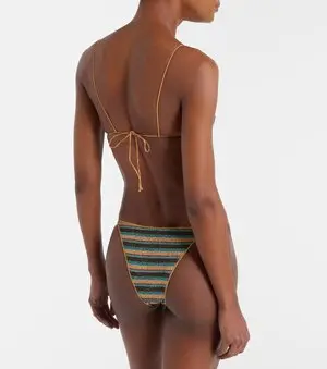 Oseree Lumiere Striped Bikini