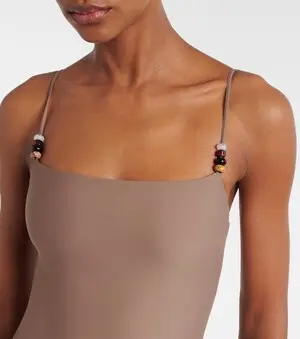 Jade Swim Layla One Piece Swimsuit - Brown