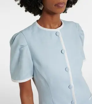 Faithfull The Brand Madeline Linen Mini Dress