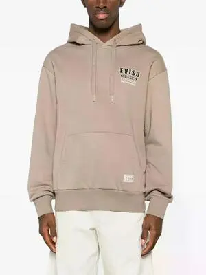 EVISU Cotton Logo-patch Hoodie