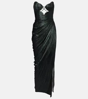 MARIA LUCIA HOHAN Amisha Tulle Bustier Gown