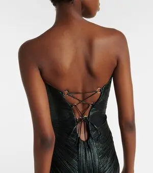 MARIA LUCIA HOHAN Amisha Tulle Bustier Gown