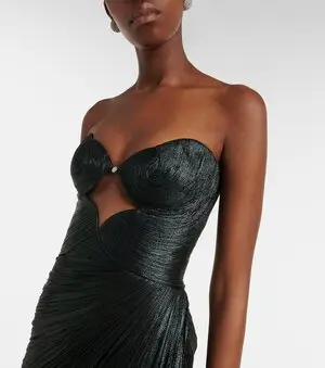 MARIA LUCIA HOHAN Amisha Tulle Bustier Gown