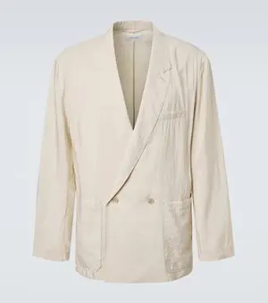 LEMAIRE Silk-blend Blazer - Beige