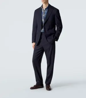 Dunhill Plaid Cotton Shirt