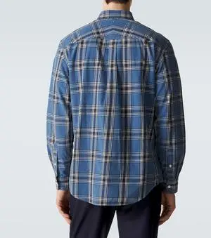 Dunhill Plaid Cotton Shirt