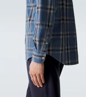 Dunhill Plaid Cotton Shirt