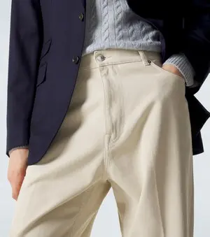 Dunhill Cotton Straight Pants