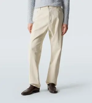 Dunhill Cotton Straight Pants