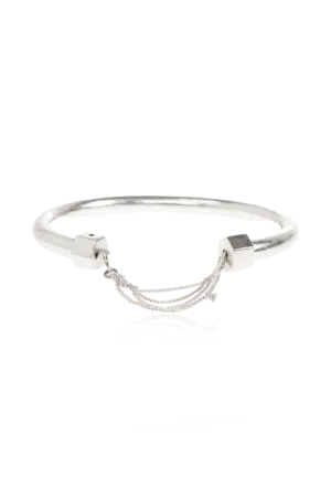 ALLSAINTS Brass Bangle With Chain