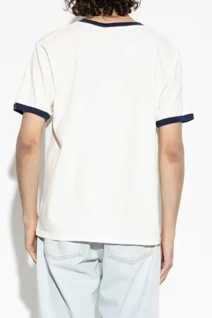 DUKE + DEXTER T-shirt With Logo - Cream
