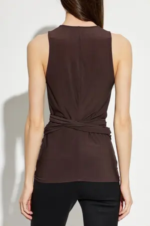 LEMAIRE Asymmetrical Top - Brown
