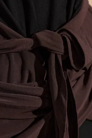 LEMAIRE Asymmetrical Top - Brown