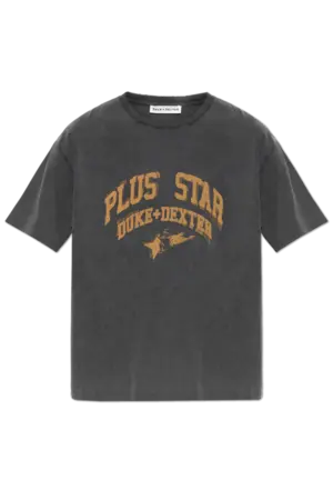 DUKE + DEXTER T-shirt With Logo - Grey
