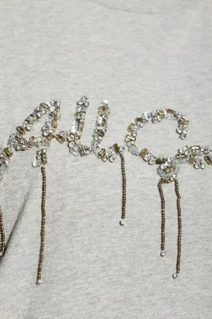 ALLSAINTS Chains Embellished T-shirt