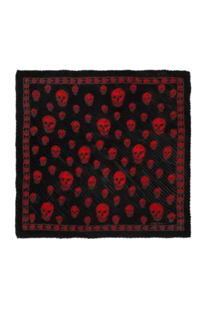 Alexander McQueen Pleated Scarf - Black