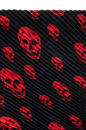 Alexander McQueen Pleated Scarf - Black