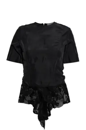 Alexander Mcqueen Paneled T-shirts For Women