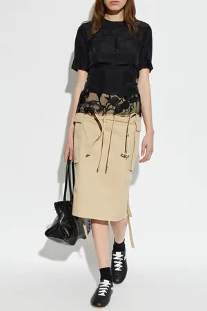 Alexander McQueen Asymmetrical Cut T-shirt