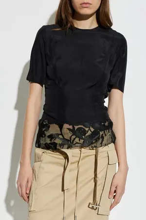Alexander McQueen Asymmetrical Cut T-shirt