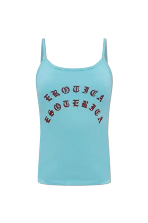 WILLY CHAVARRIA Sleeveless Top - Blue