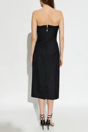 Alexander McQueen Off-shoulder Midi-length Dress