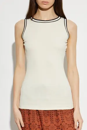 Fabiana Filippi Sleeveless Ribbed Top