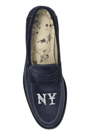 DUKE + DEXTER Wilde Loafers - Navy Blue