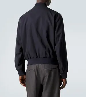 Giorgio Armani Cotton-blend Bomber Jacket