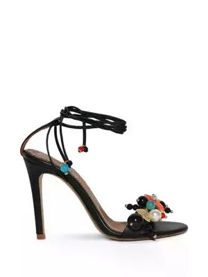 Alameda Turquesa Mid Heel Sandals For Women