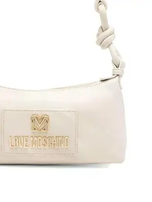 Moschino Knotted-strap Logo-plaque Shoulder Bag