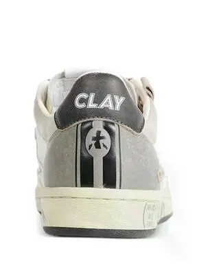 Premiata Bskt Clay Leather Sneakers